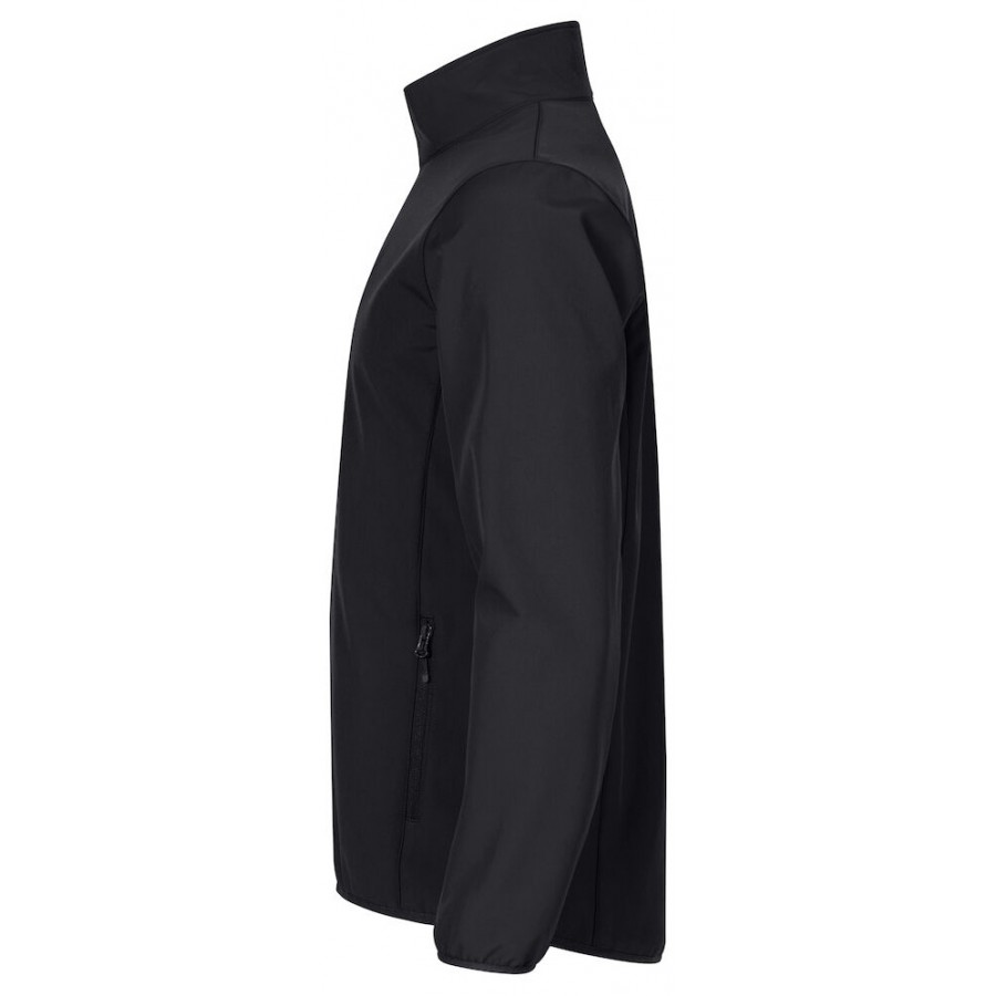 Clique Classic Softshell Jacket Heren Zwart Kopen bij CDM Bedrijfskleding | Snelle Levering
