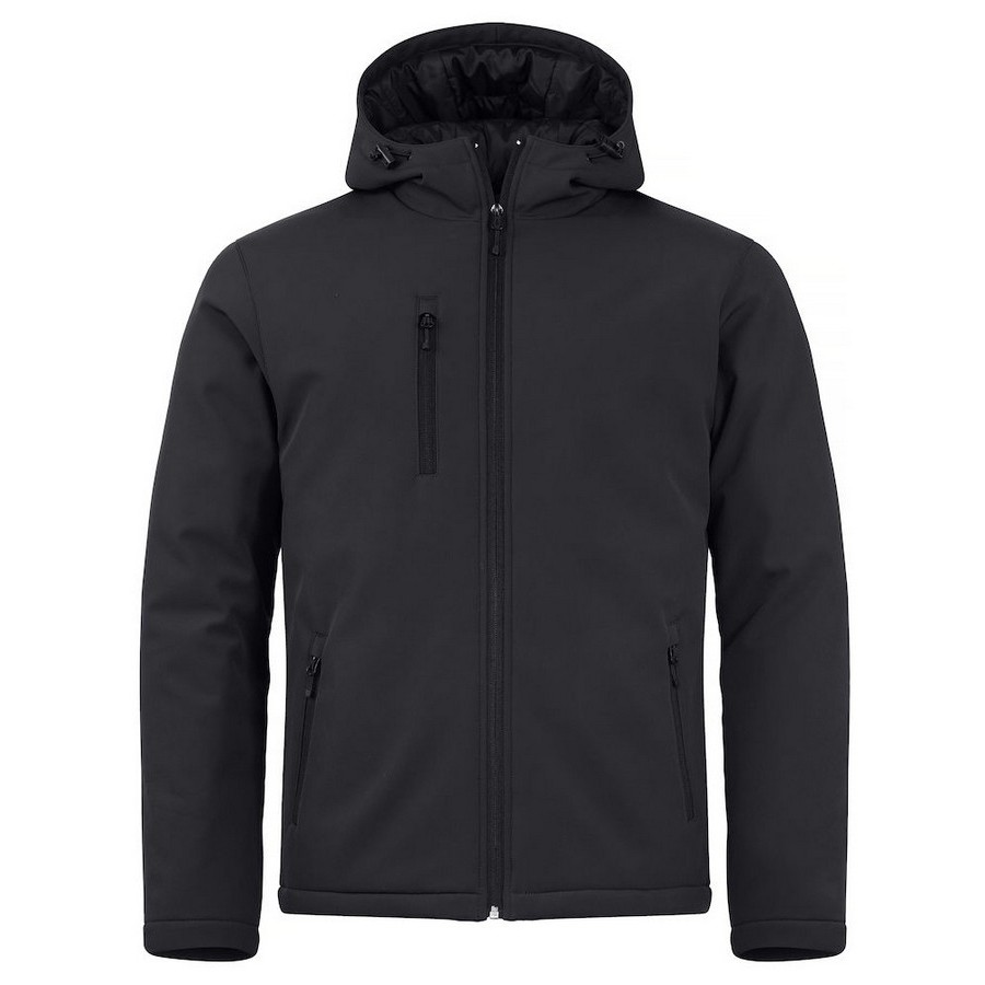 Clique Padded Heren Hoody Softshell Zwart Online kopen bij CDM
