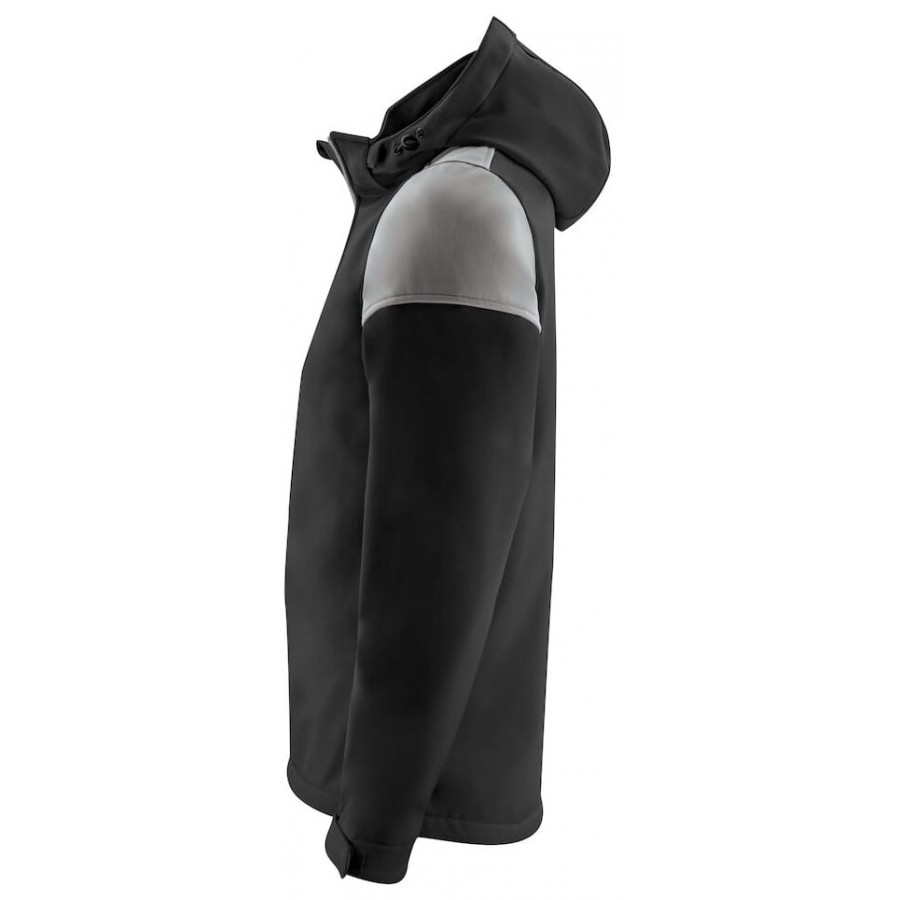 Printer Softshell Prime Heren Zwart/Staalgrijs Kopen bij CDM ...