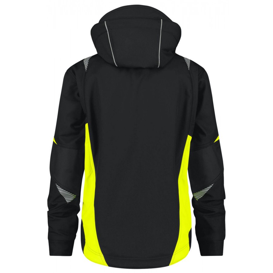 Dassy Kalama Softshelljas Zwart/Fluogeel Online Kopen | CDM 9,2 Review